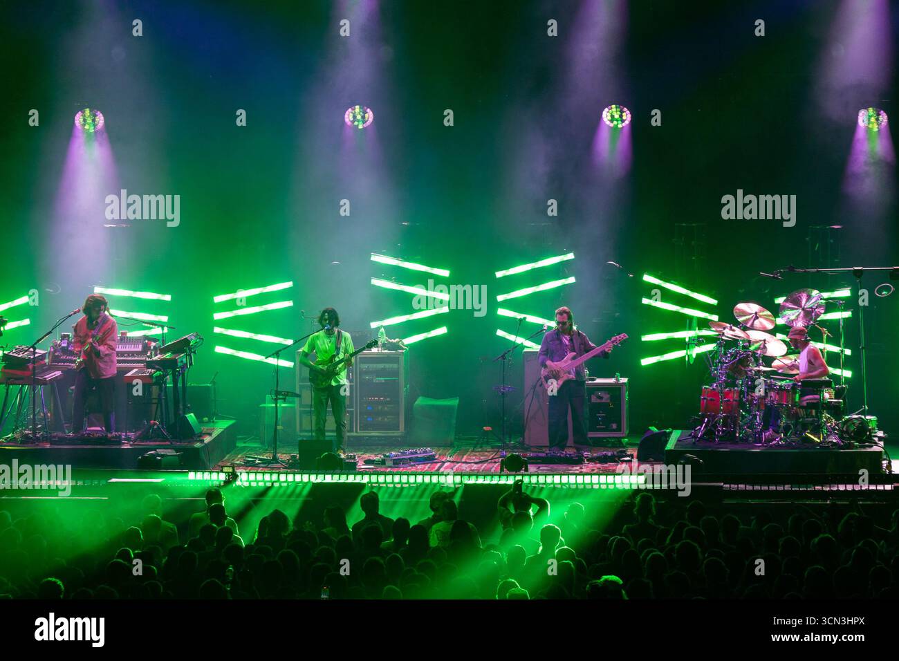 Peter Anspach, Rick Mitarotonda, Trevor Weeks and Cotter Ellis of Goose ...