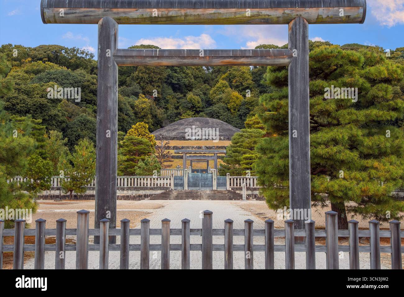Kyoto, Japan - November 24 2024: The Mausoleum of Emperor Meiji also ...