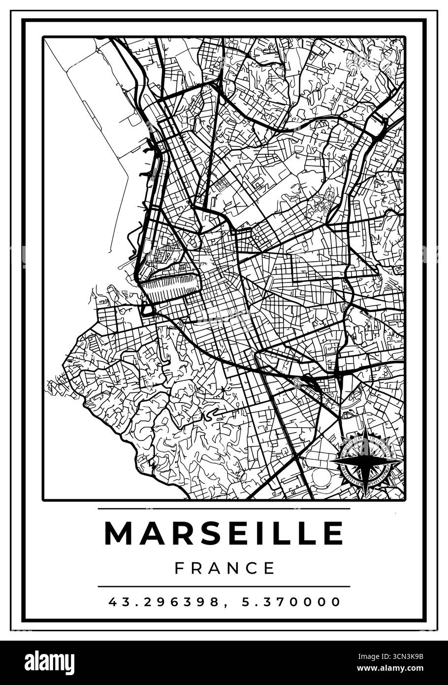 Travel poster vintage france Black and White Stock Photos & Images - Alamy