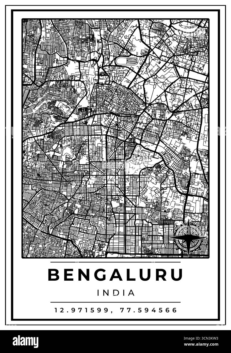 Cityscape urban frame place Black and White Stock Photos & Images - Alamy