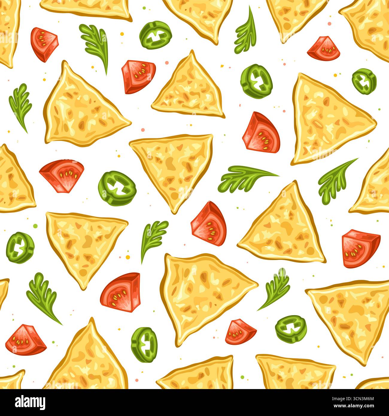 Spicy corn chips chilli Stock Vector Images - Alamy
