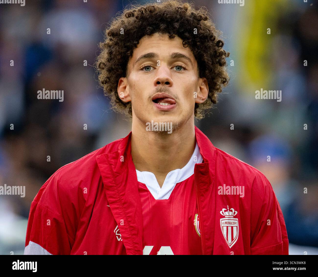 Maghnes Akliouche of Monaco during the UEFA Champions League 2025/26 ...