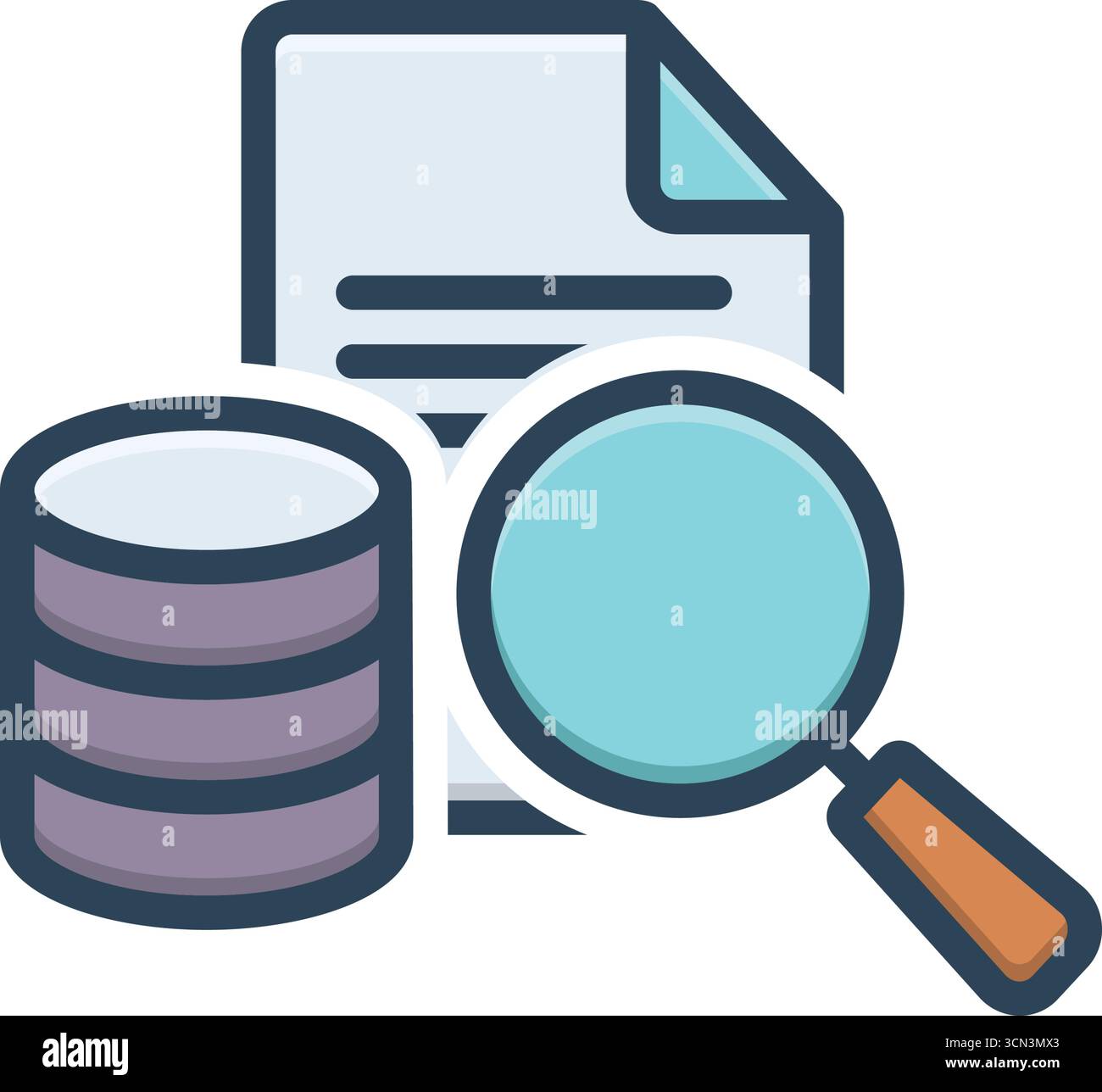 Icon information retrieval Stock Vector Images - Alamy