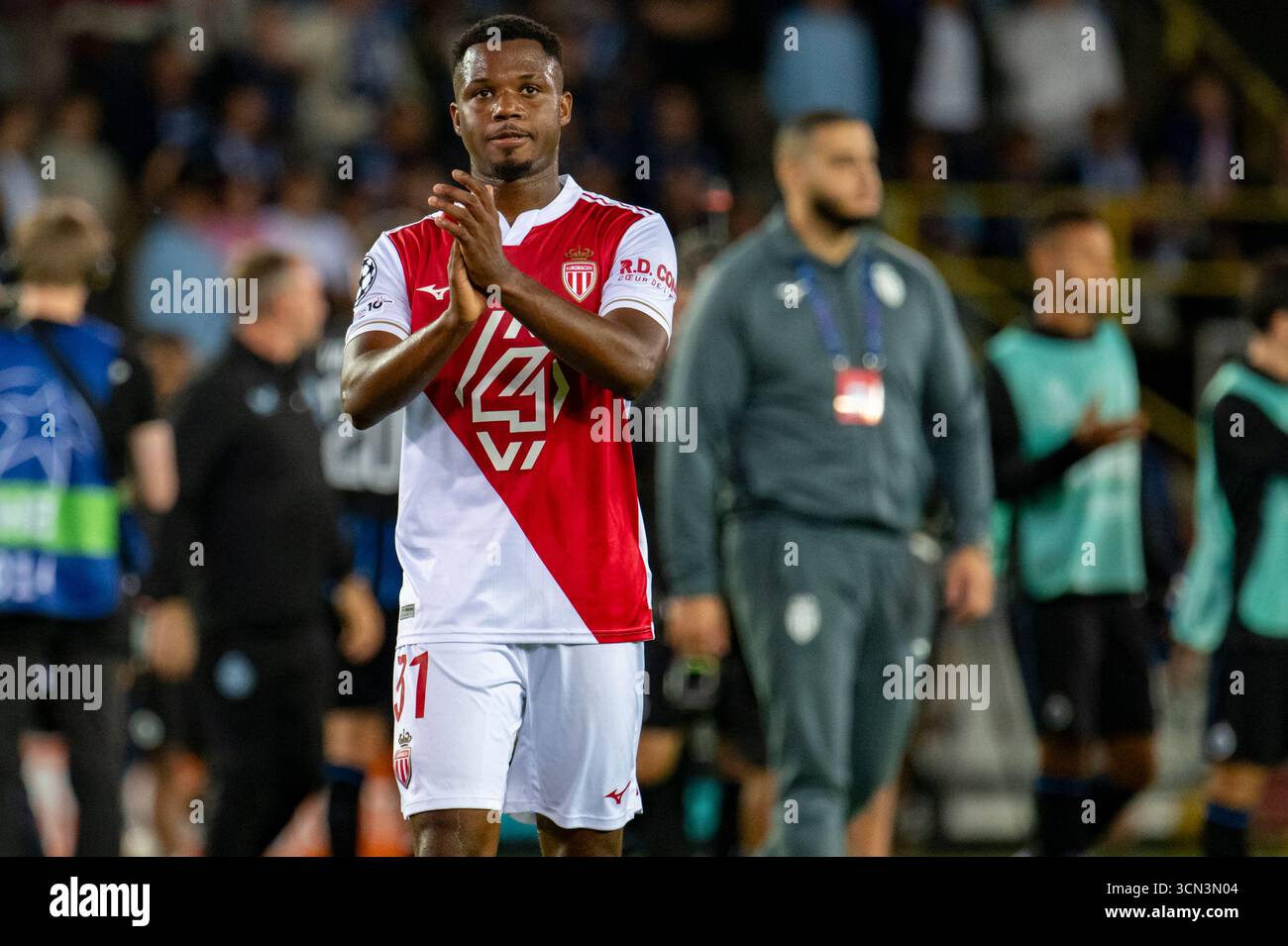 Ansu Fati of Monaco during the UEFA Champions League 2025/26 League ...