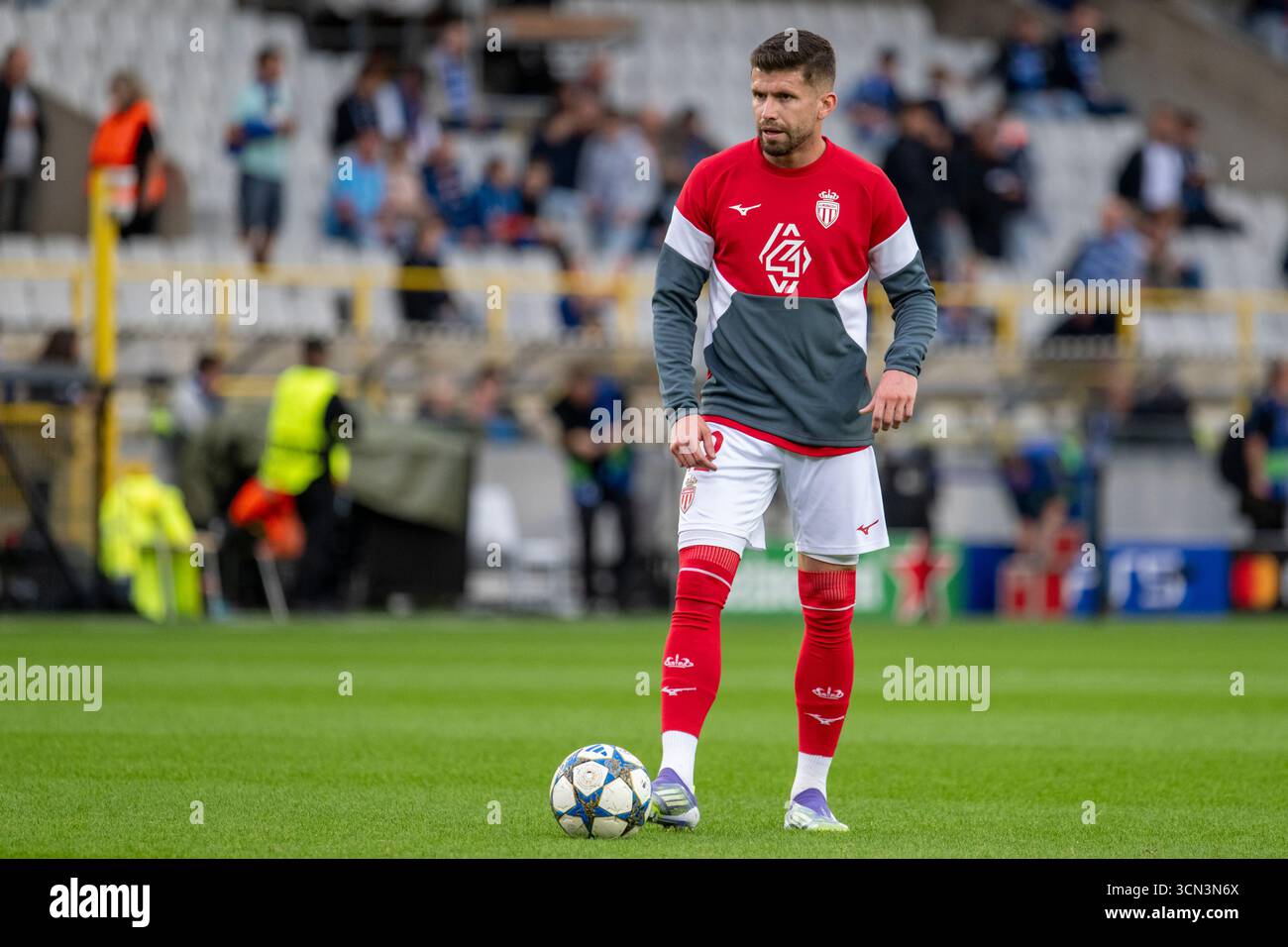Lucas Michal of Monaco during the UEFA Champions League 2025/26 League ...
