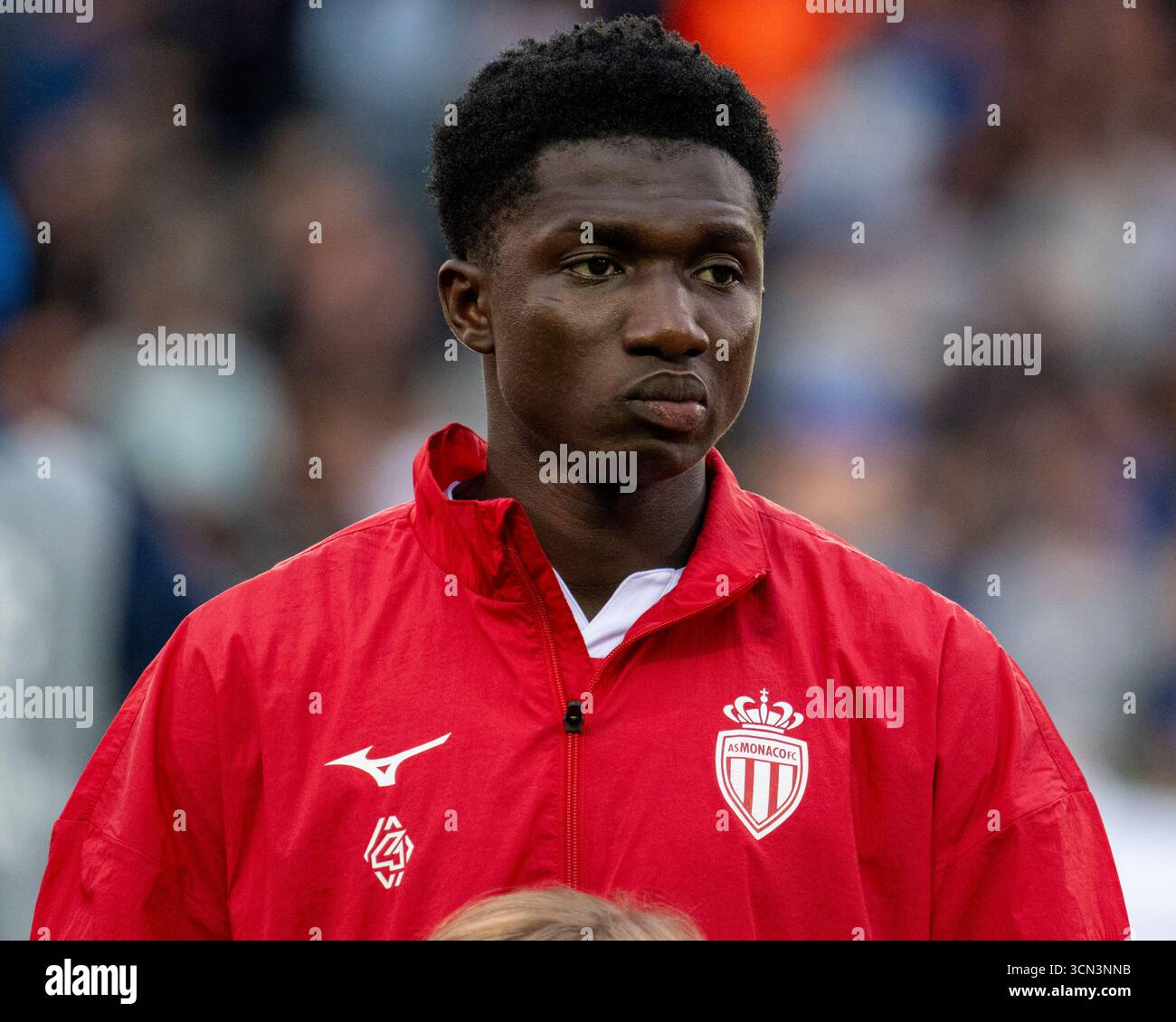 Lamine Camara of Monaco during the UEFA Champions League 2025/26 League ...