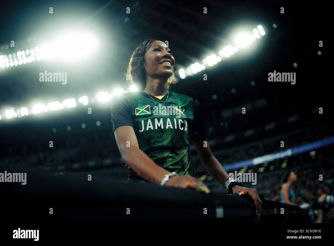 Lamara Distin (JAM) during the World Athletics Championships on 18.09. ...