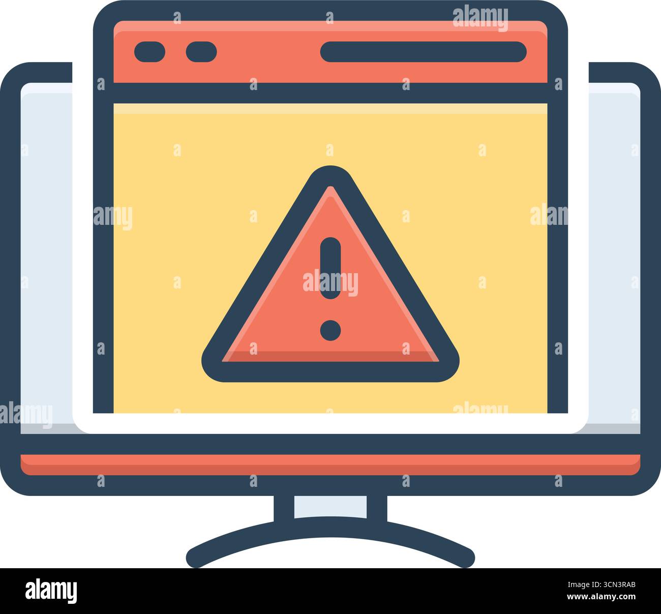 Critical alert symbol Stock Vector Images - Alamy