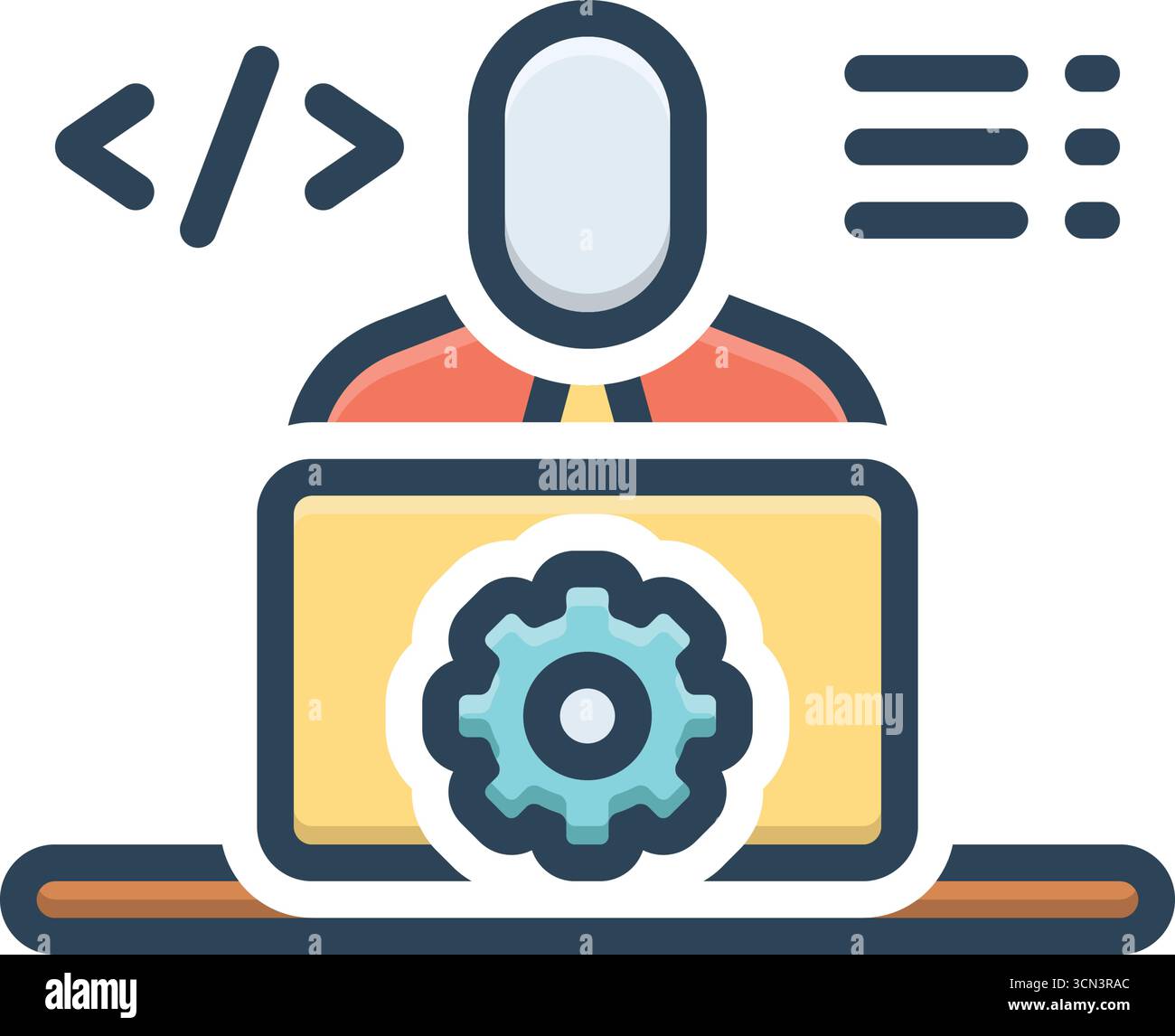 Software engineer developer Cut Out Stock Images & Pictures - Alamy