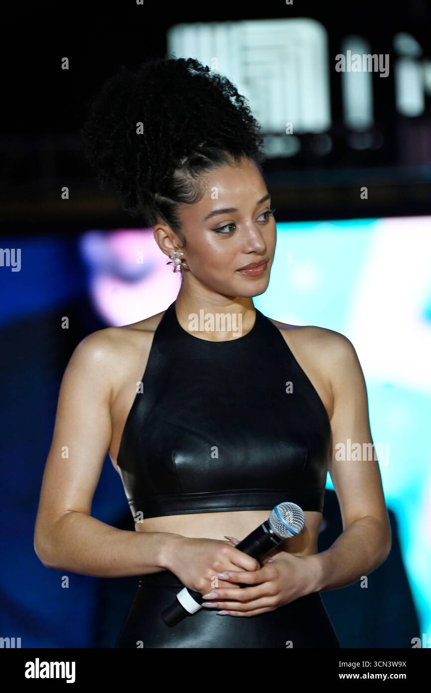 Actress Chase Infiniti attends the red carpet for ‘One Battle After ...