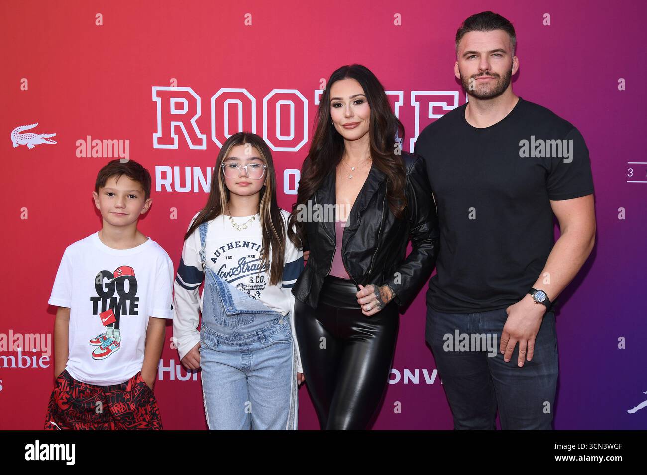 New York, USA. 18th Sep, 2025. (L-R) Greyson Valor Mathews, Meilani ...