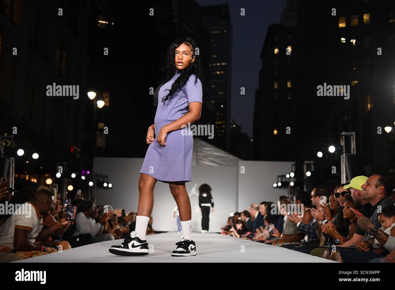 Royal Reign Jones (Lil' Kim's daughter) walks the runway during the ...