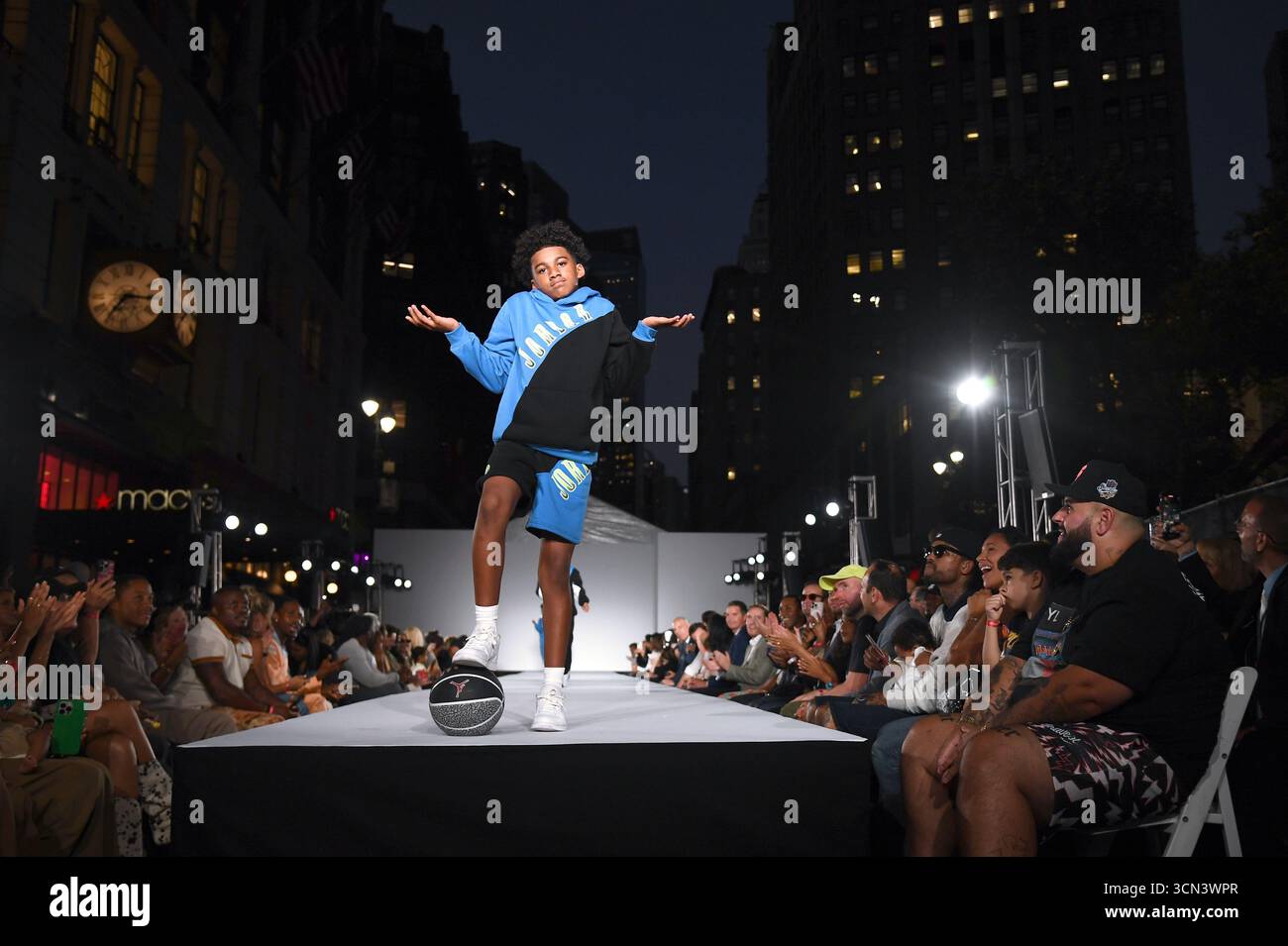 Princeton Emmanuel Sanders walks the runway during the 'Macy's and ...