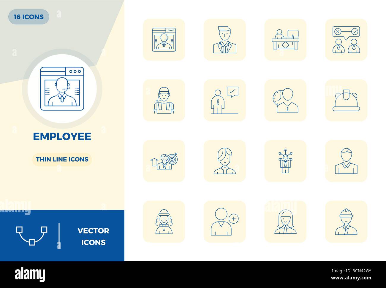 A versatile set of 16 Slim Line PIXEL perfect vector icons focused on ...