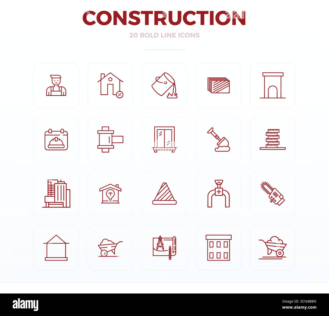 Aerial view new construction site Stock Vector Images - Alamy