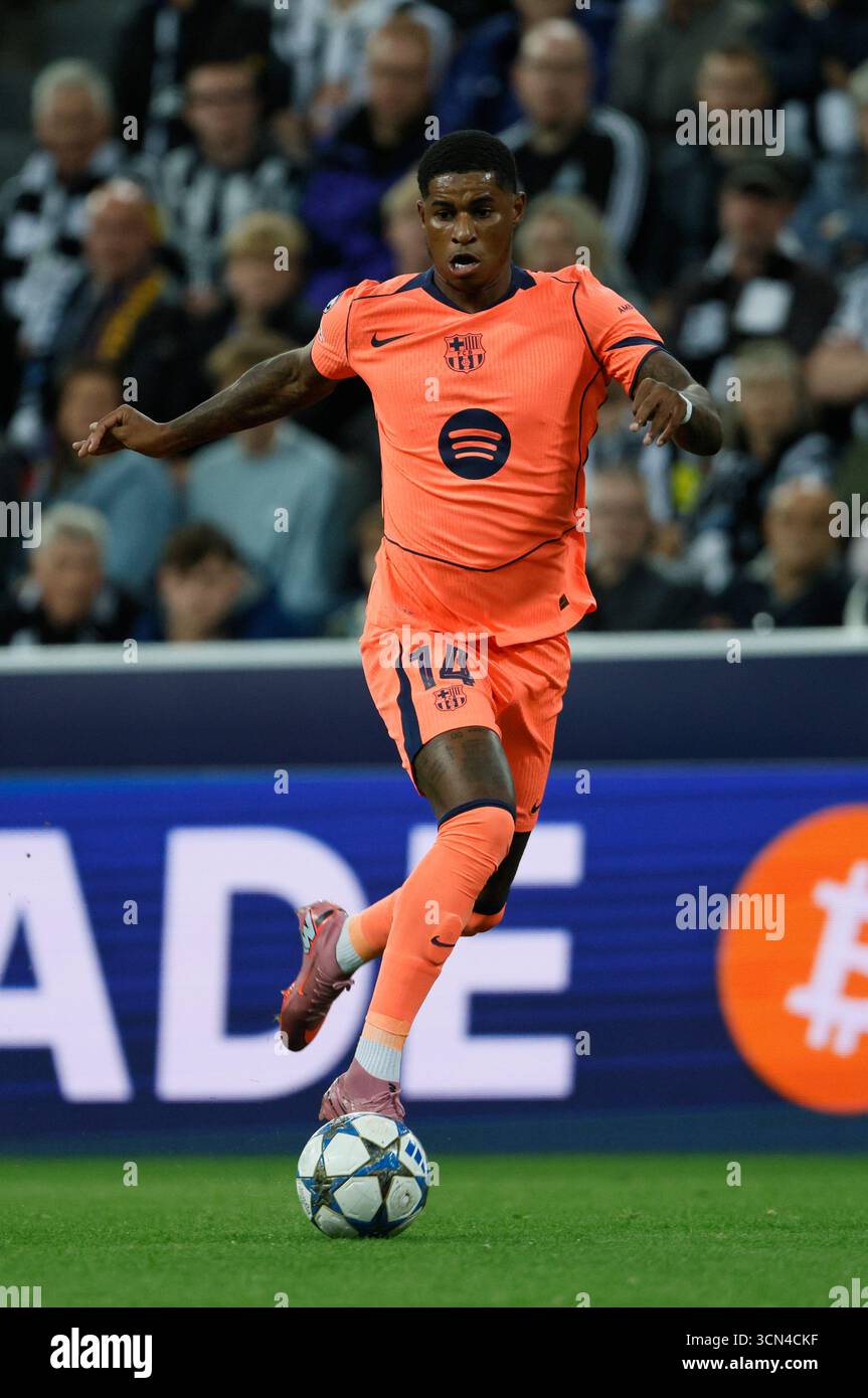 Barcelona's Marcus Rashford during the UEFA Champions League league ...