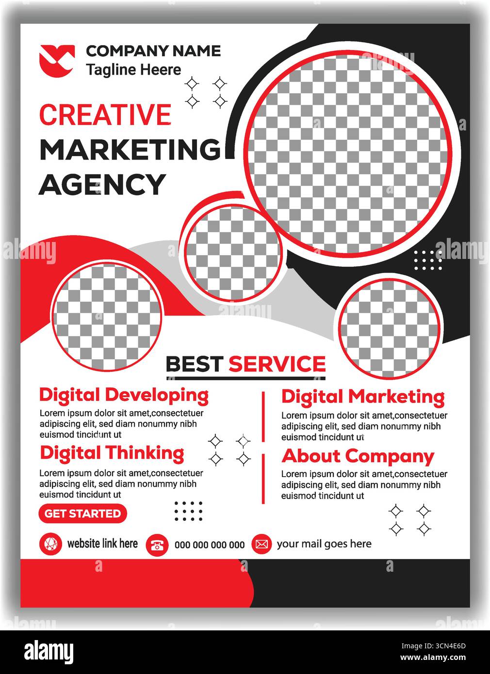 Agency marketing Stock Vector Images - Alamy