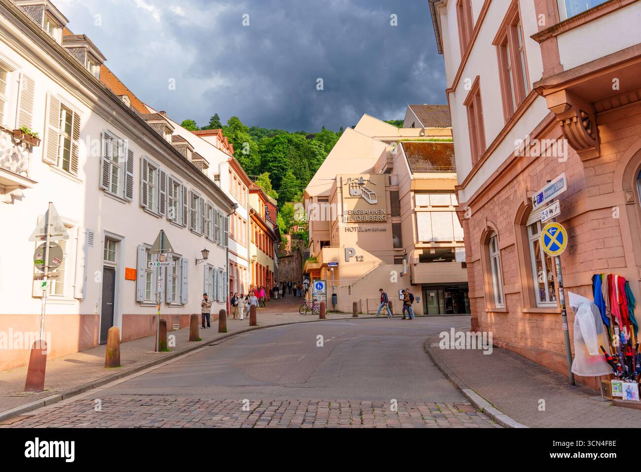 Heidelberg, Germany - June 8, 2025: Charming street view in Heidelberg ...