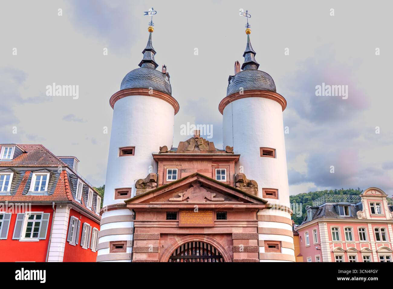 Heidelberg, Germany - June 8, 2025: Detailed view of the Old Bridge ...