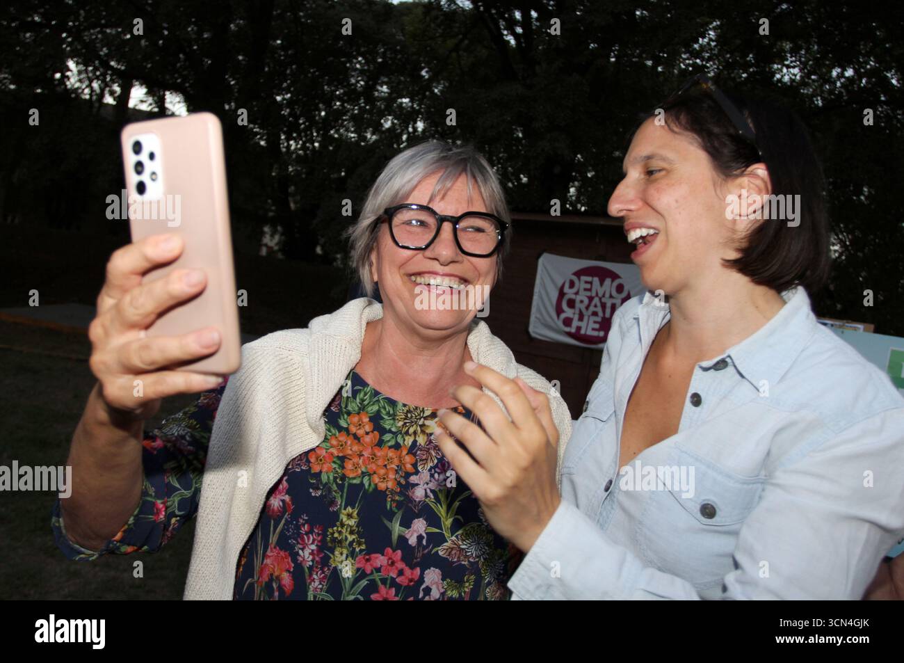FERRARA UNITY FESTIVAL: ELLY SCHLEIN MEETS THE PUBLIC Stock Photo - Alamy