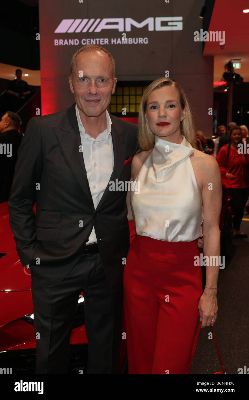 AMG BRAND CENTER HAMBURG OPENING 18.09.2025 Matthias Kallis, Kim-Sarah ...