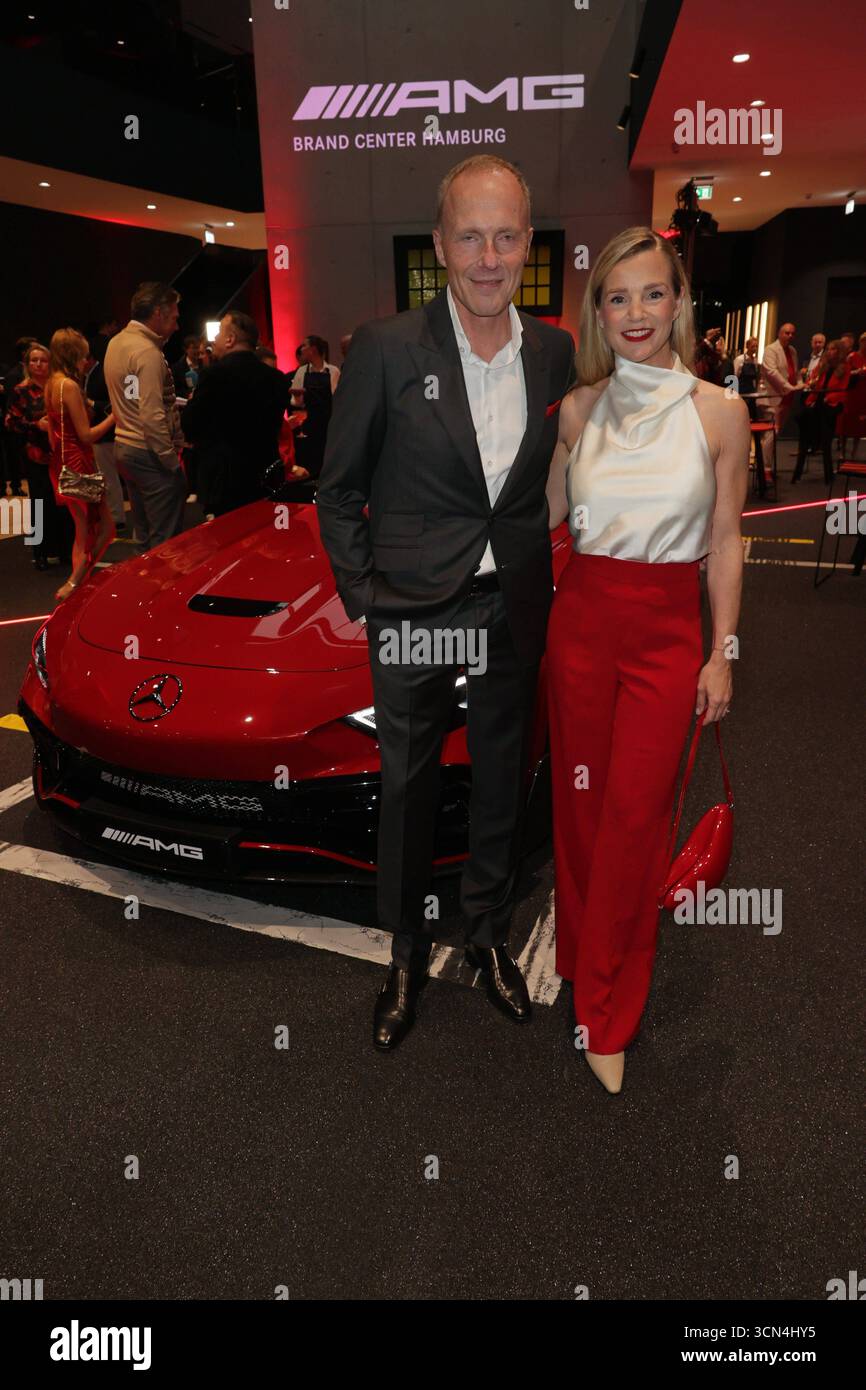 AMG BRAND CENTER HAMBURG OPENING 18.09.2025 Matthias Kallis, Kim-Sarah ...
