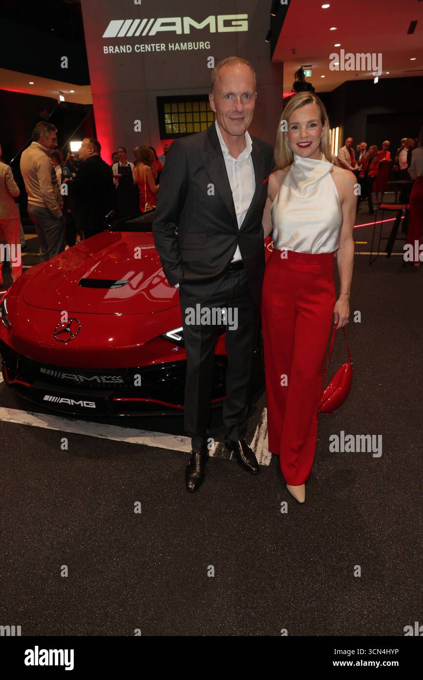 AMG BRAND CENTER HAMBURG OPENING 18.09.2025 Matthias Kallis, Kim-Sarah ...