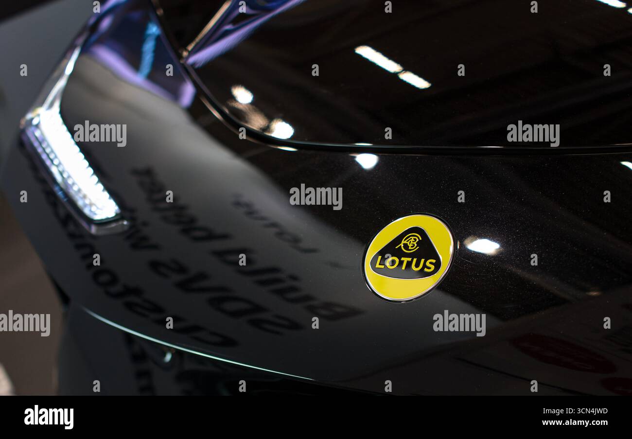 Lotus stand at International Motor Show, IAA Mobility 2025 on Sept 10, 2025 at exhibition ...