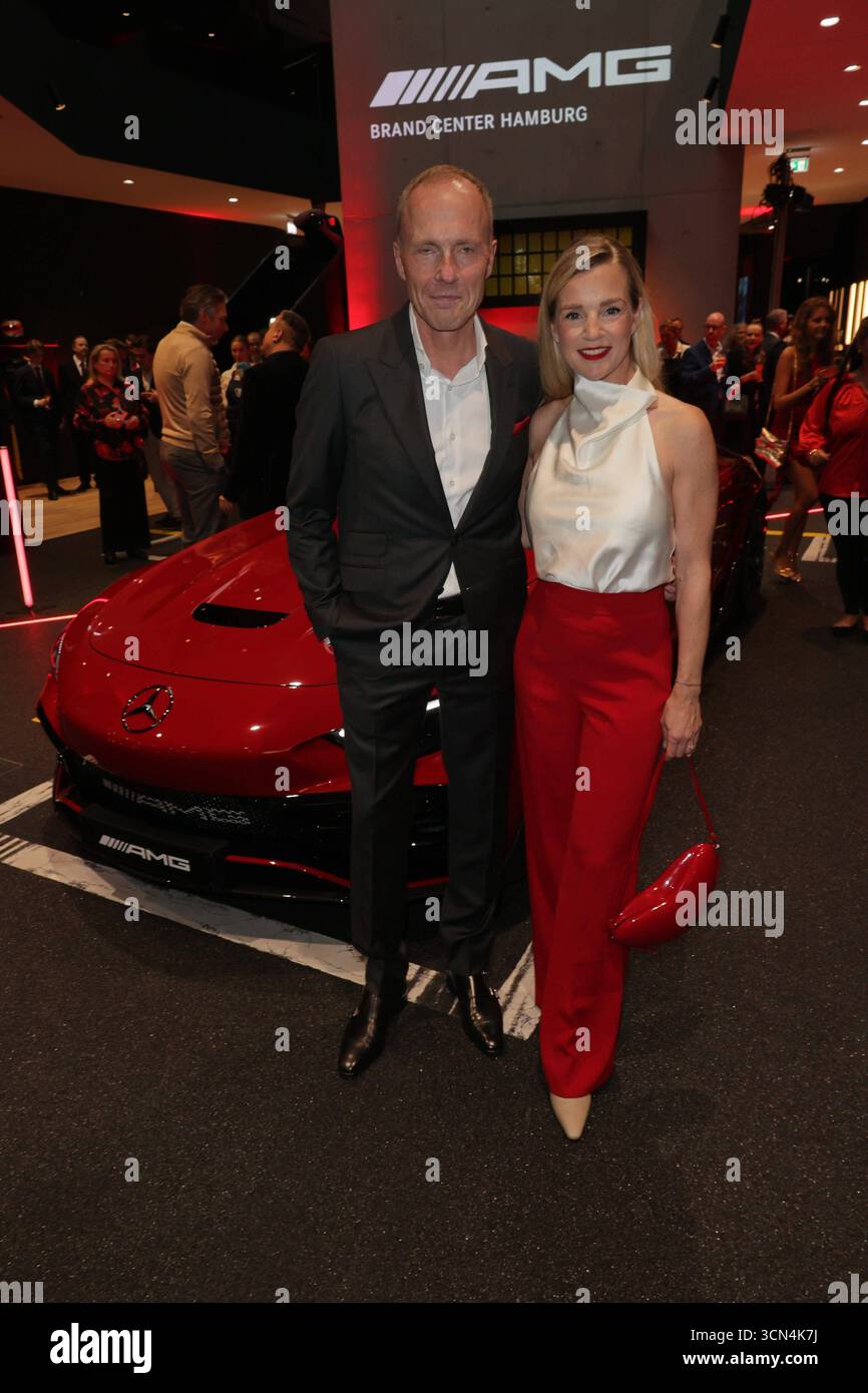 AMG BRAND CENTER HAMBURG OPENING 18.09.2025 Matthias Kallis, Kim-Sarah ...