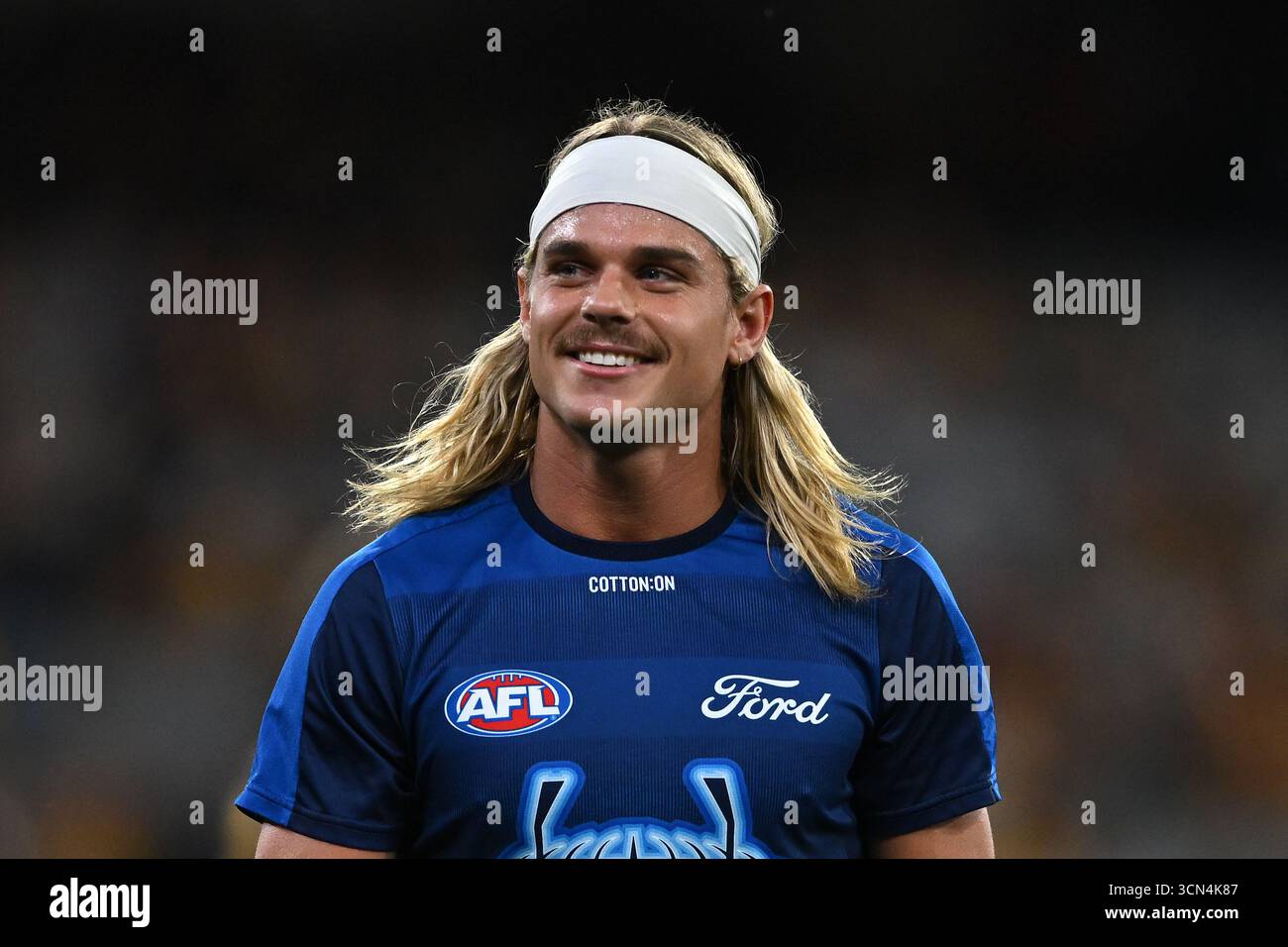 Bailey Smith of Geelong ahead of the AFL Preliminary Final match ...