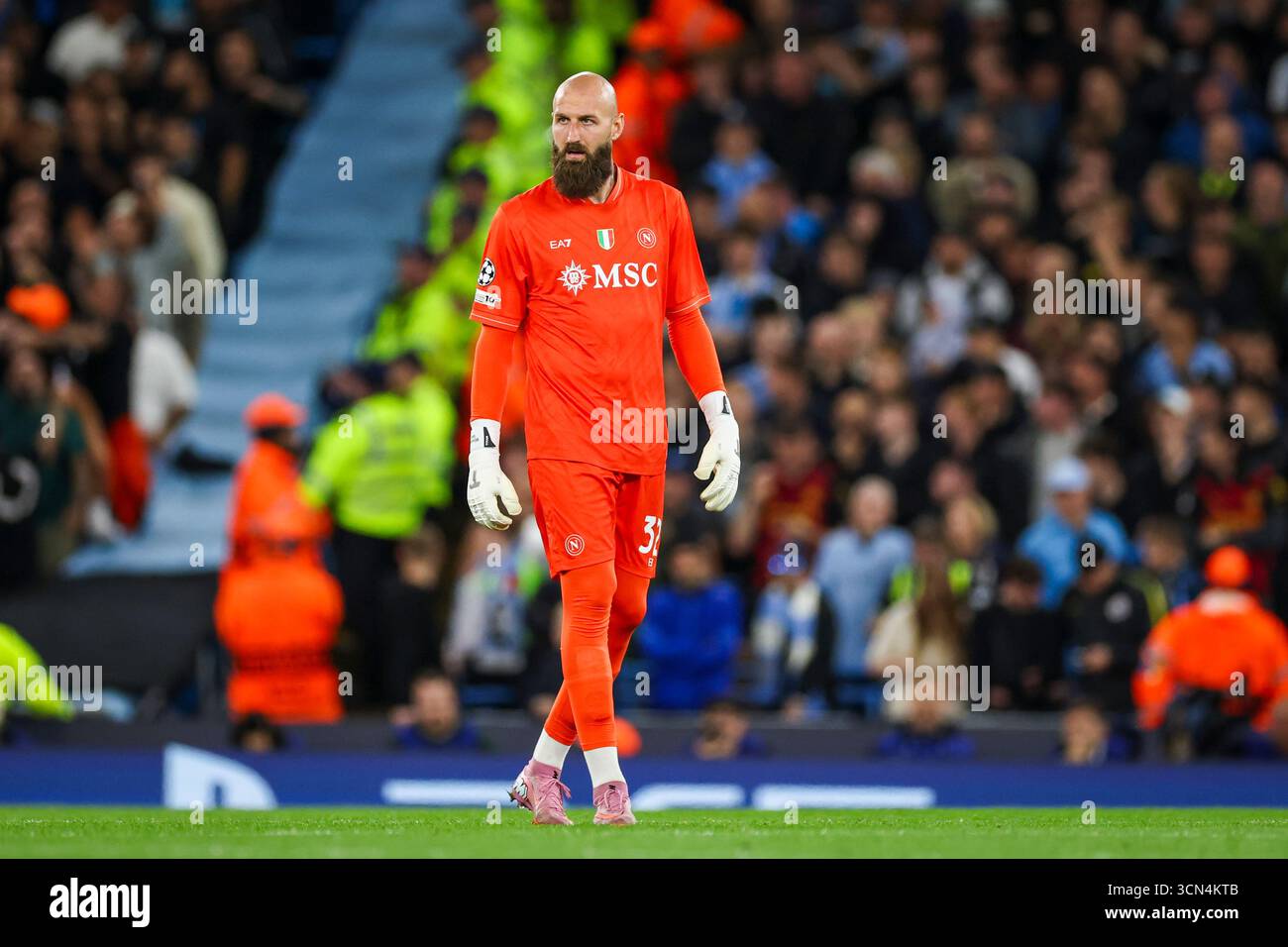 Napoli goalkeeper Vanja Milinkovic-Savic (32) during the Manchester ...