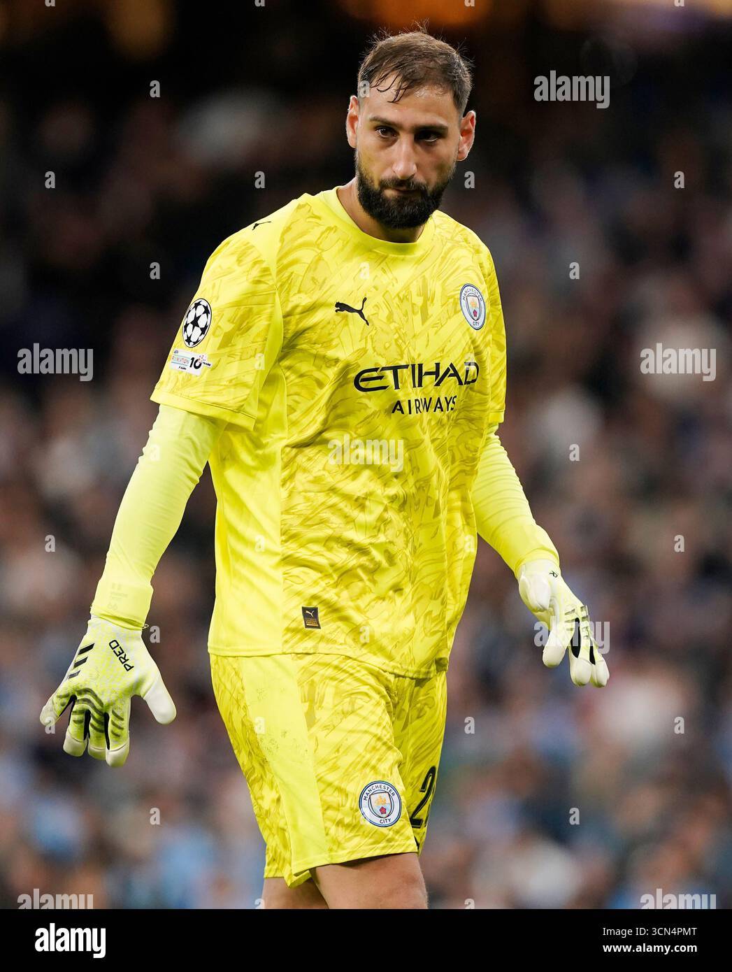 Manchester, England, 18th September 2025. Gianluigi Donnarumma of ...