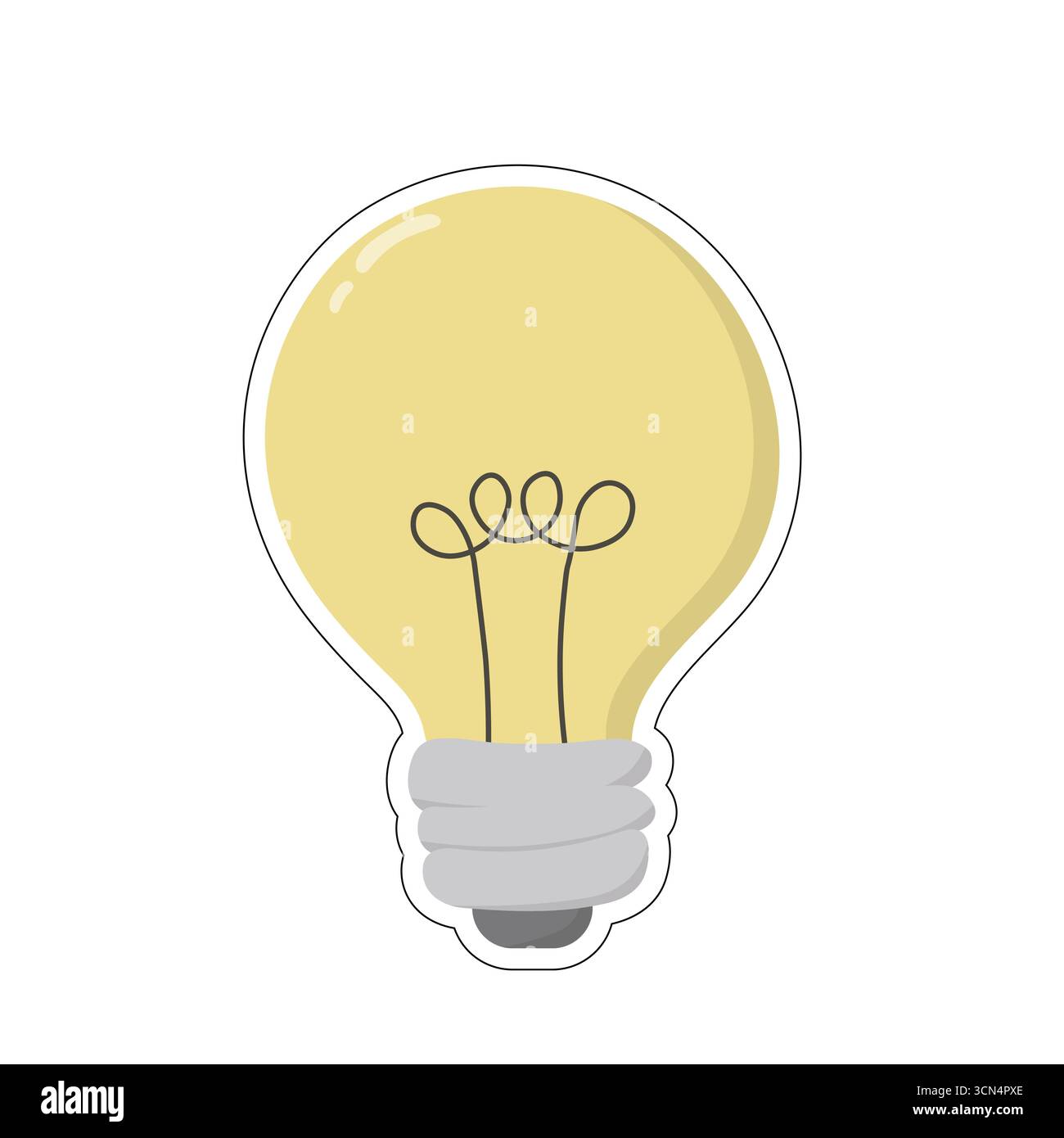 Glow filament Stock Vector Images - Alamy