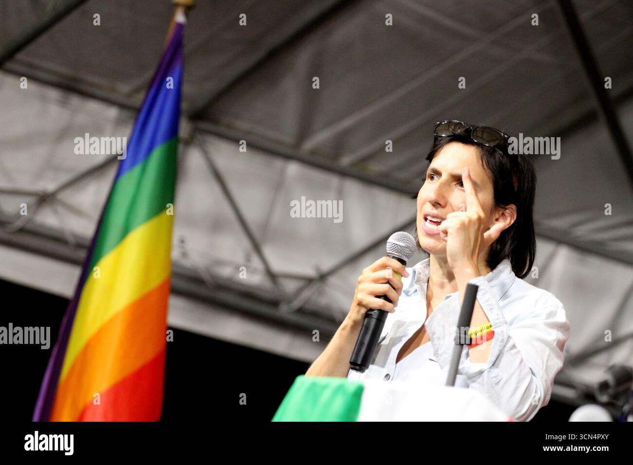 FERRARA UNITY FESTIVAL: ELLY SCHLEIN MEETS THE PUBLIC Stock Photo - Alamy