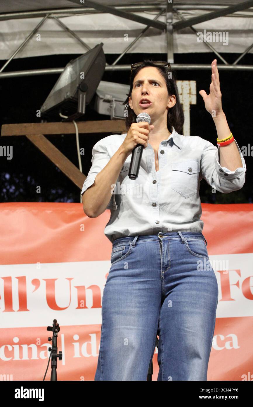 FERRARA UNITY FESTIVAL: ELLY SCHLEIN MEETS THE PUBLIC Stock Photo - Alamy