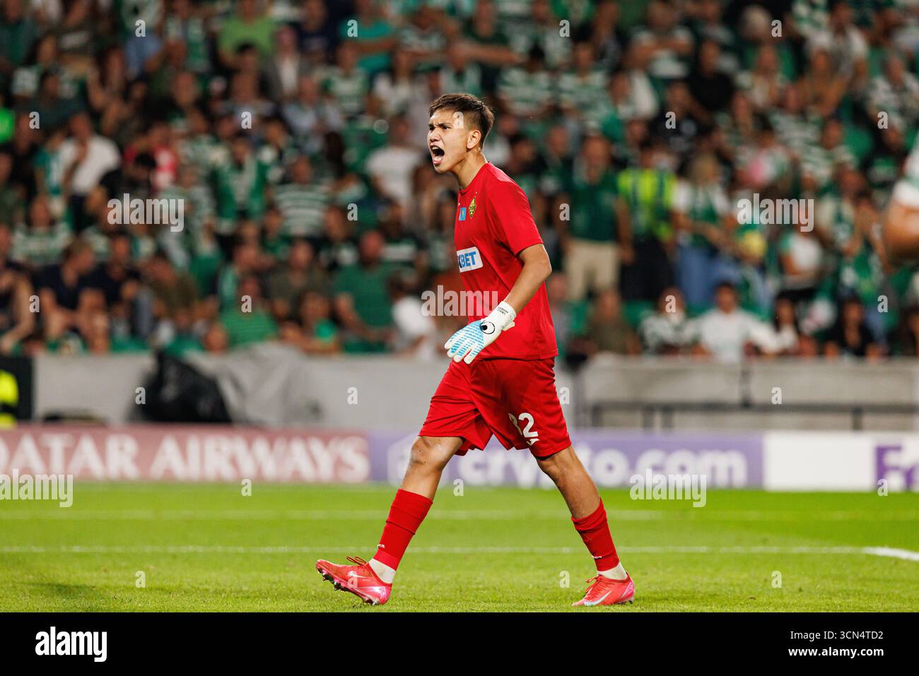 Sherkhan Kalmurza seen during Champions League 25 26 league phase game ...