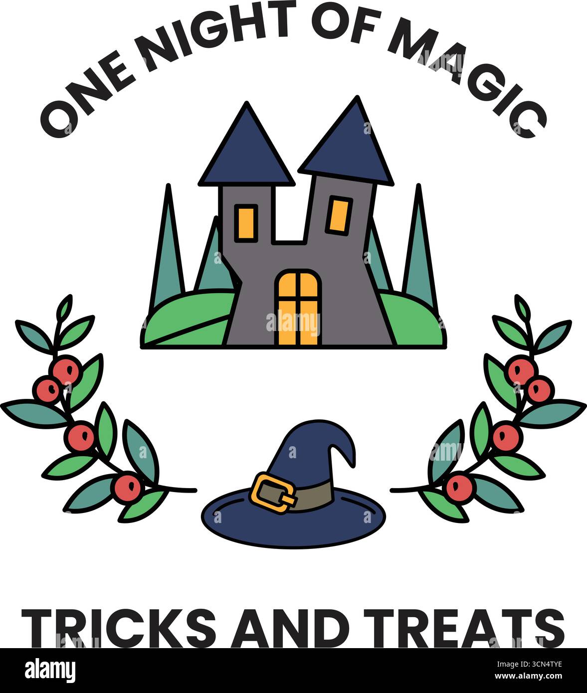 Witch city tourism Stock Vector Images - Alamy