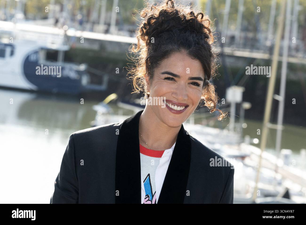 Sabrina Ouazani attends the Extra Lucide photocall the 27th La Rochelle ...