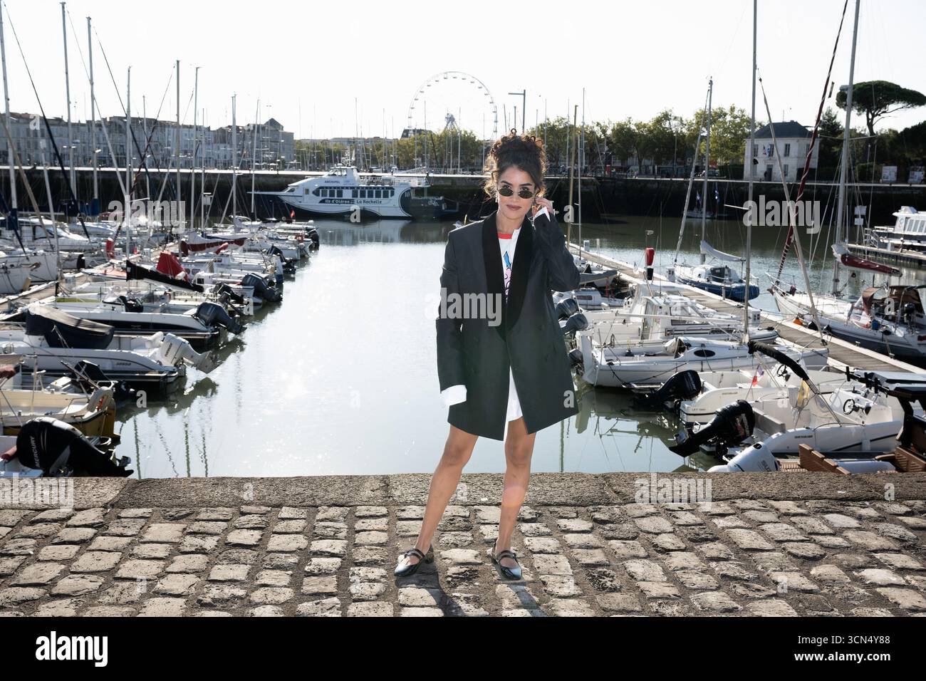 Sabrina Ouazani attends the Extra Lucide photocall the 27th La Rochelle ...