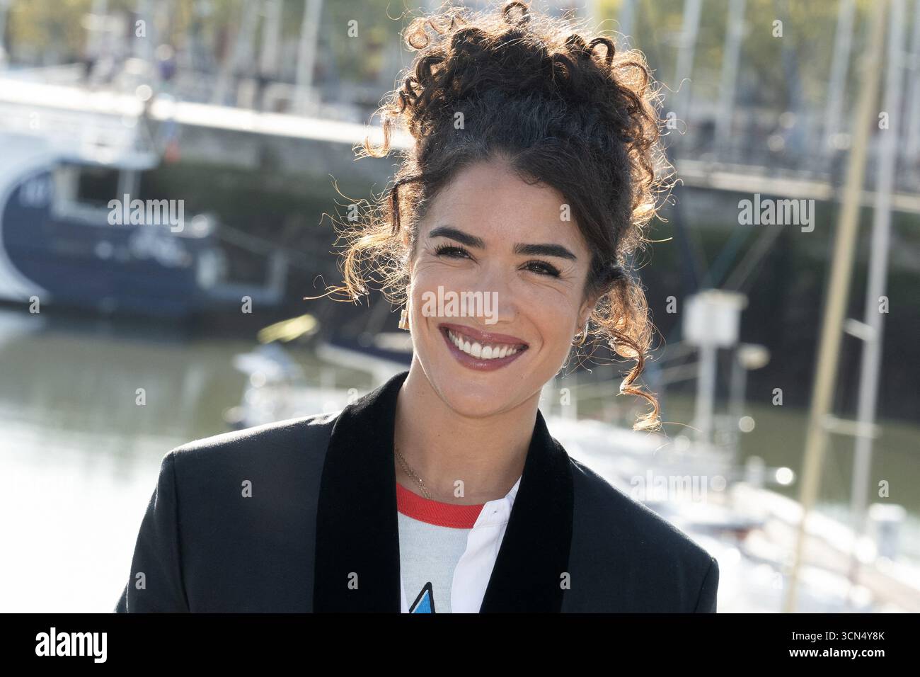 Sabrina Ouazani attends the Extra Lucide photocall the 27th La Rochelle ...