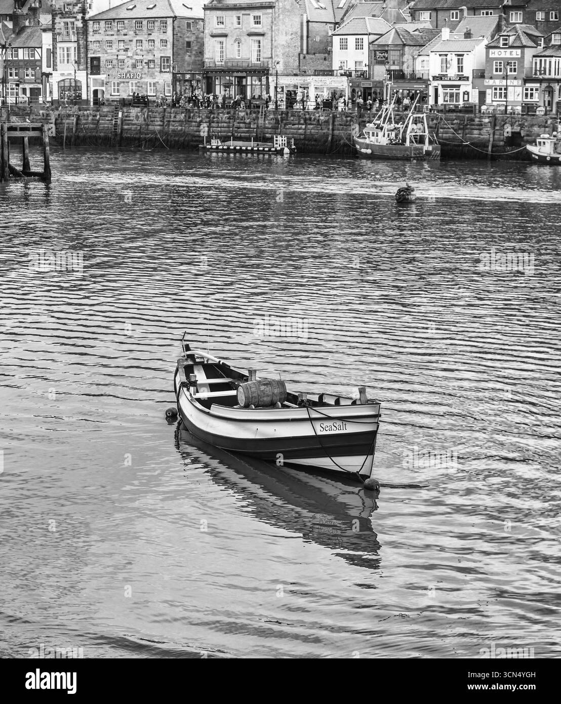 Whitby town centre Black and White Stock Photos & Images - Alamy