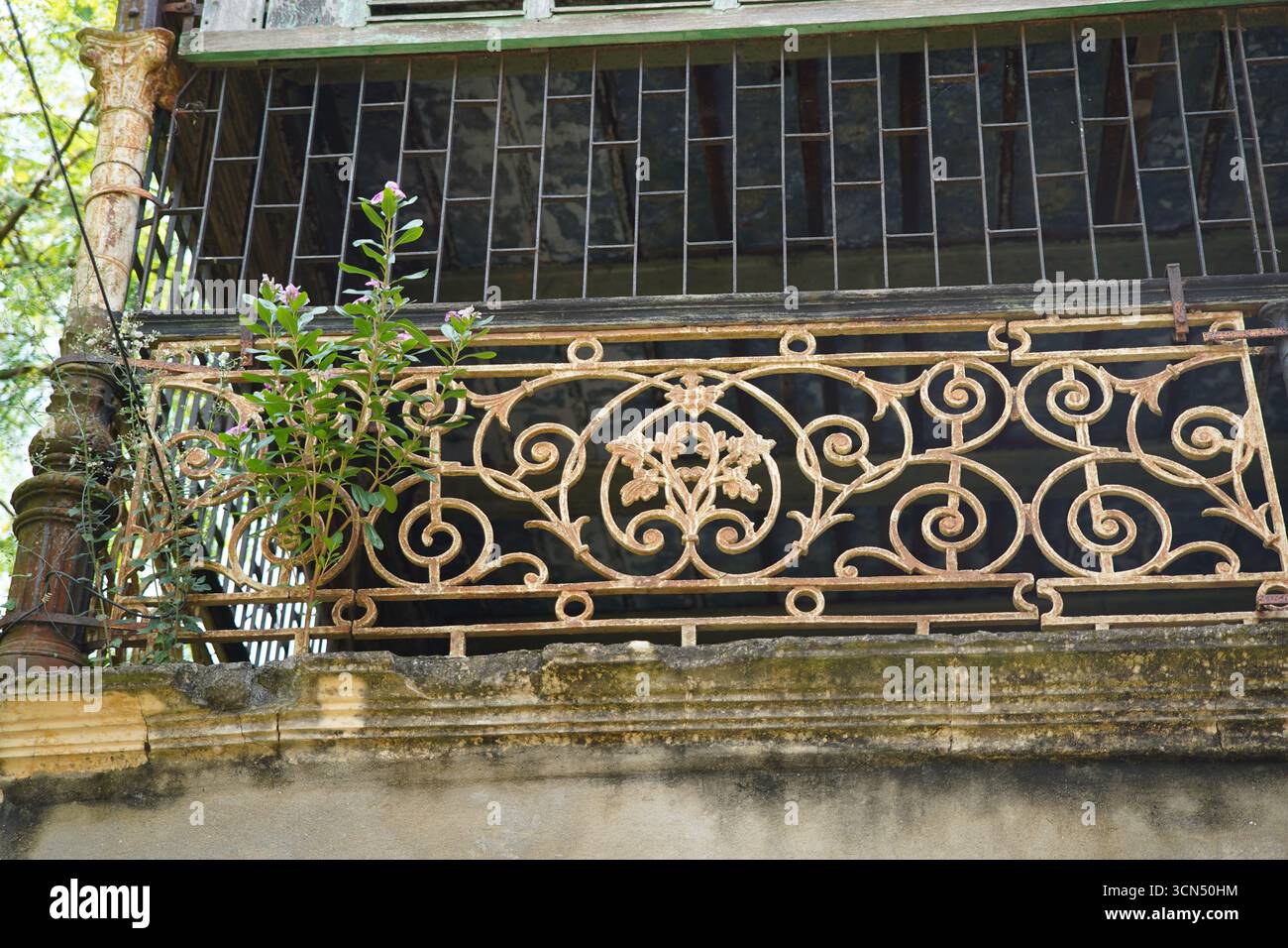 The historic Roy-Baari complex in Dasghara, Hooghly, India, stands as a ...