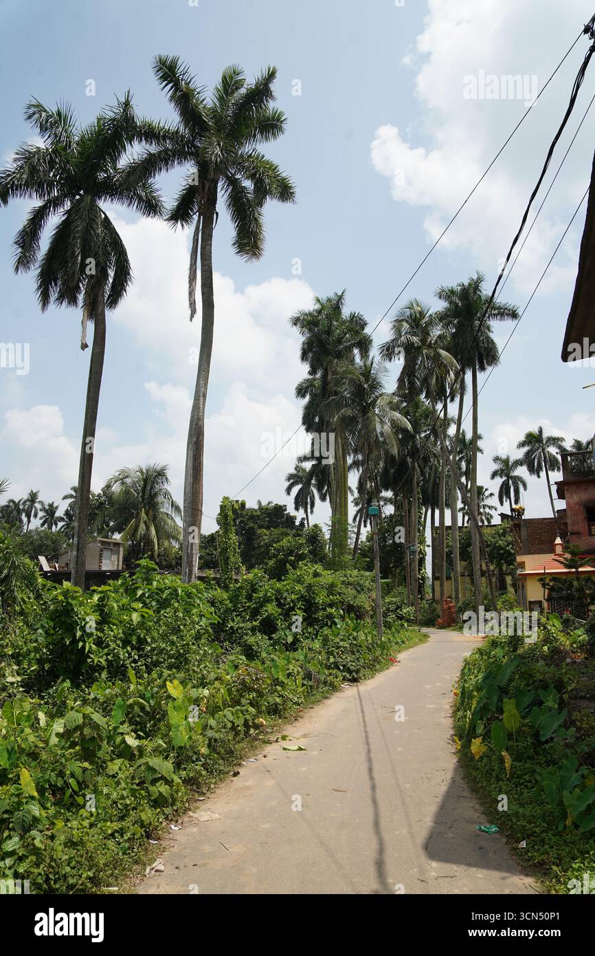 The historic Roy-Baari complex in Dasghara, Hooghly, India, stands as a ...