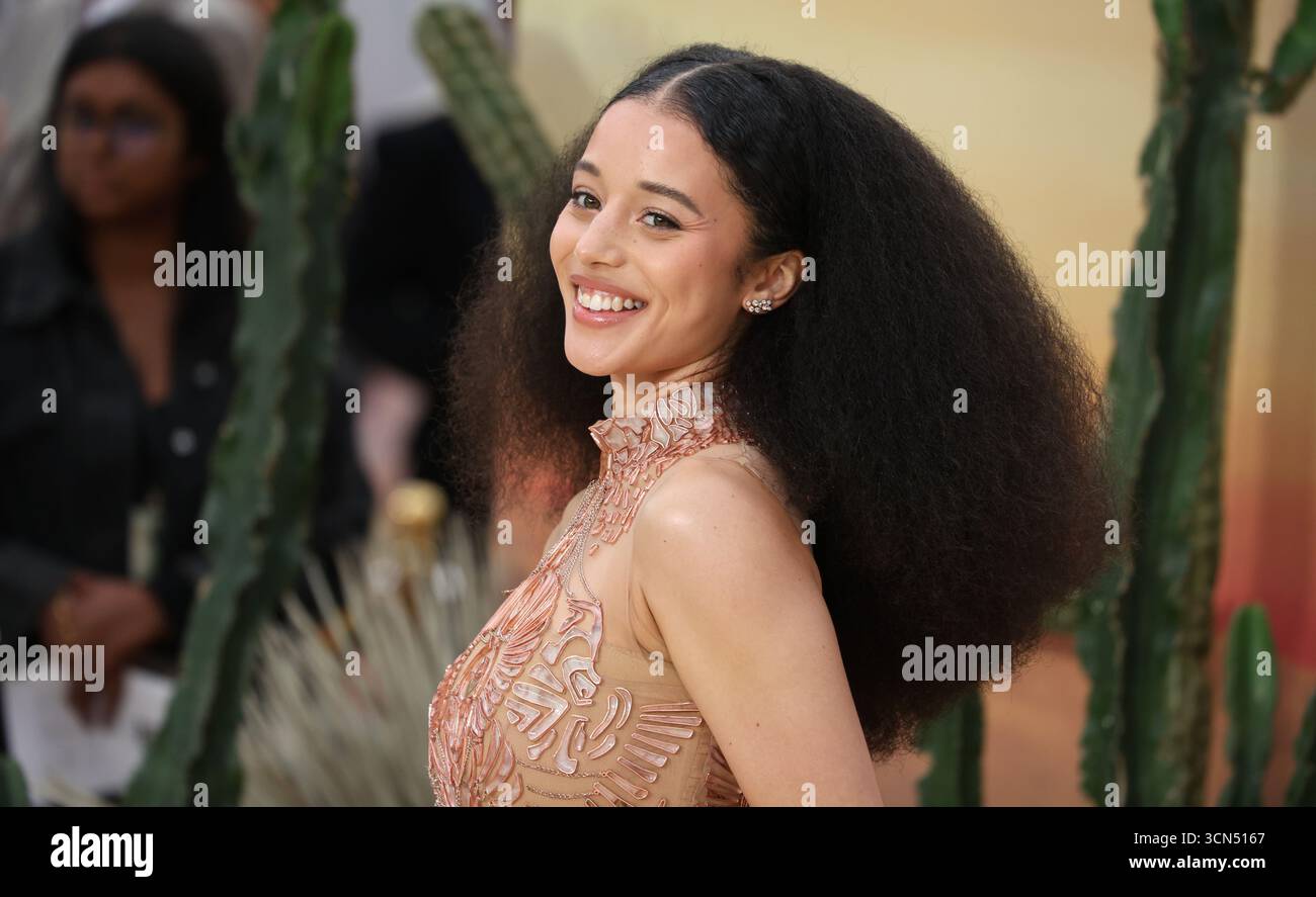 Chase Infiniti attends the "One Battle After Another" London Premiere ...