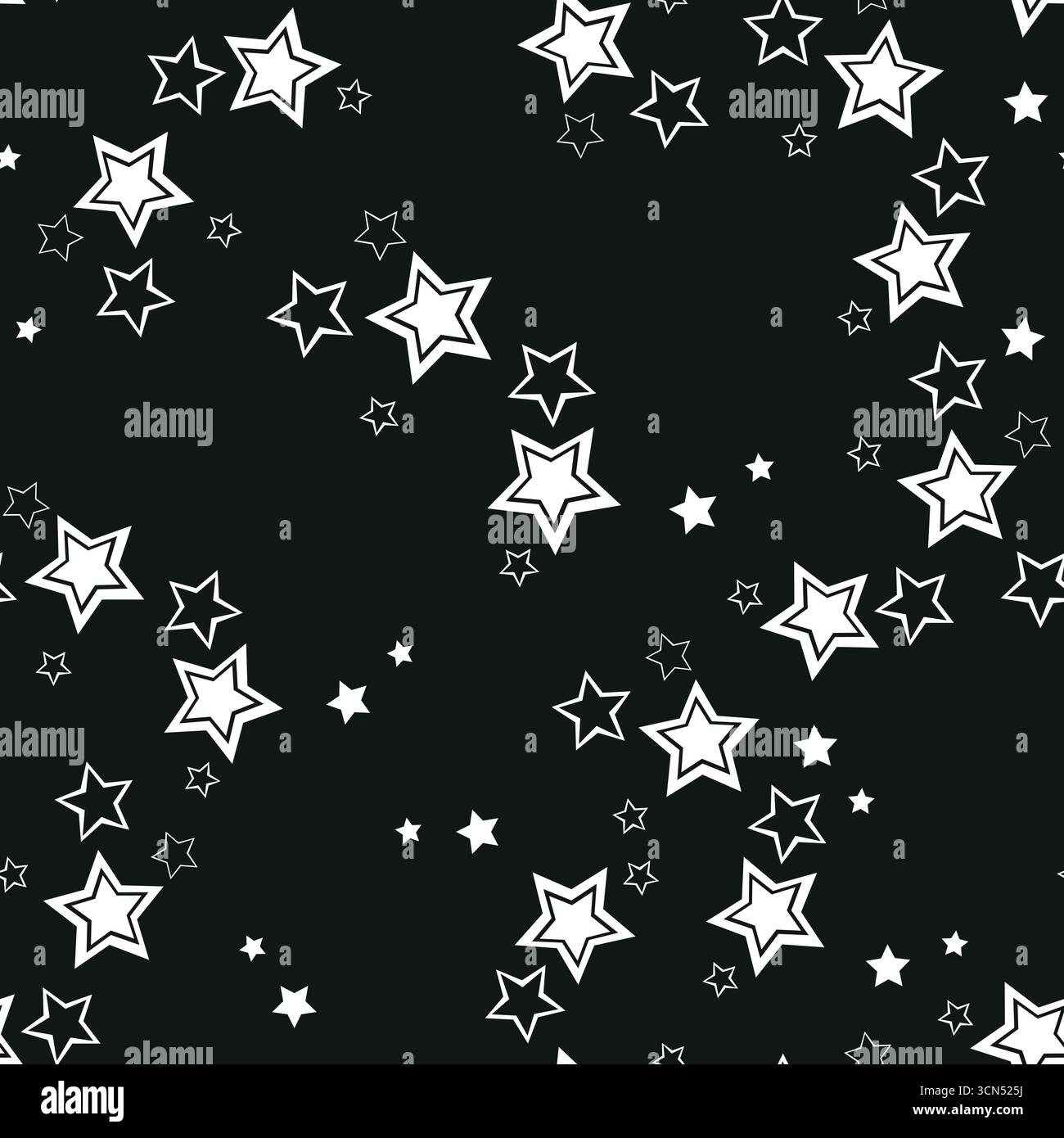 Stars on black background Stock Vector Images - Alamy
