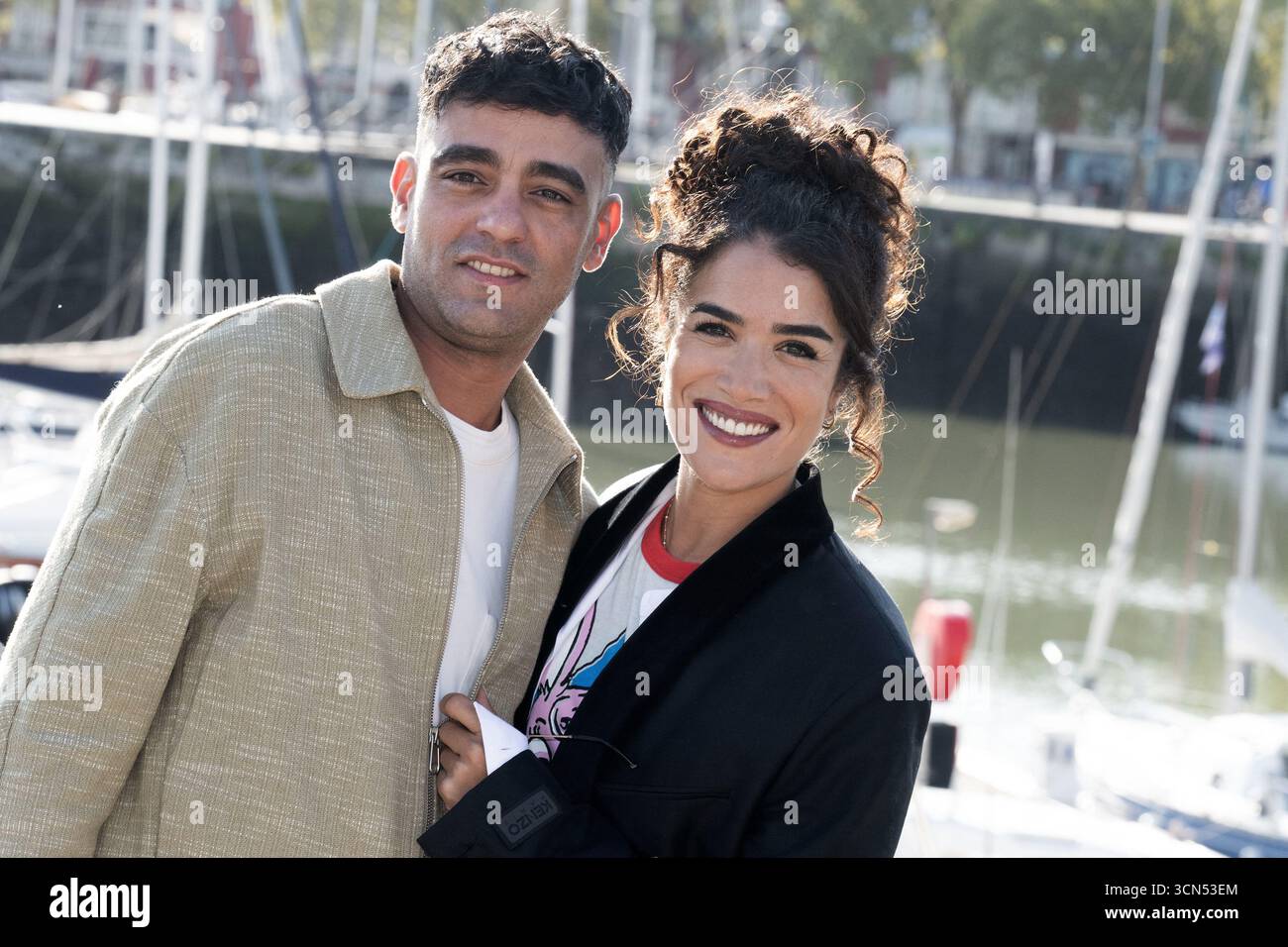 Bellamine Abdelmalek and Sabrina Ouazani attend the Extra Lucide ...