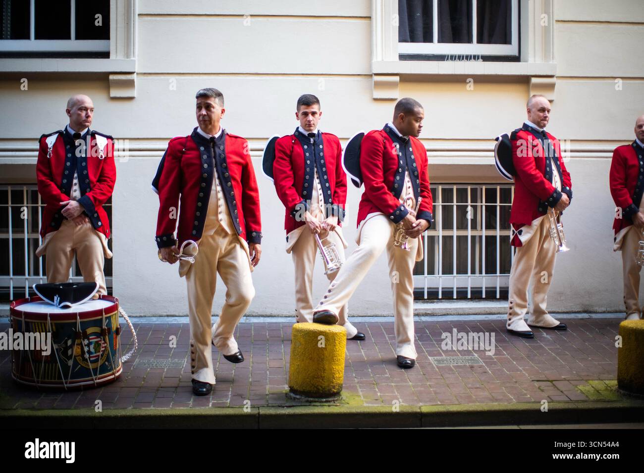Members of the Old Guard Fife and Drum Corps from the United States ...