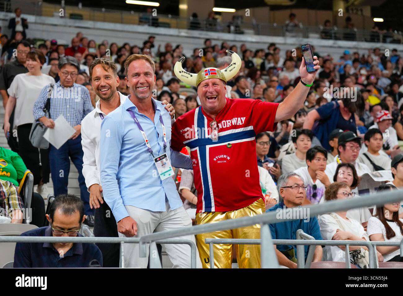 Tokyo, Japan 20250919. Steinar Hoen on the sidelines as Narve Gilje ...