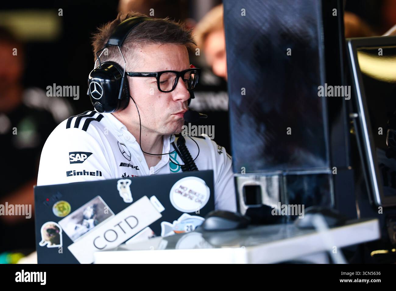 Mercedes AMG F1 Team engineer during the 2025 Formula 1 Qatar Airways ...