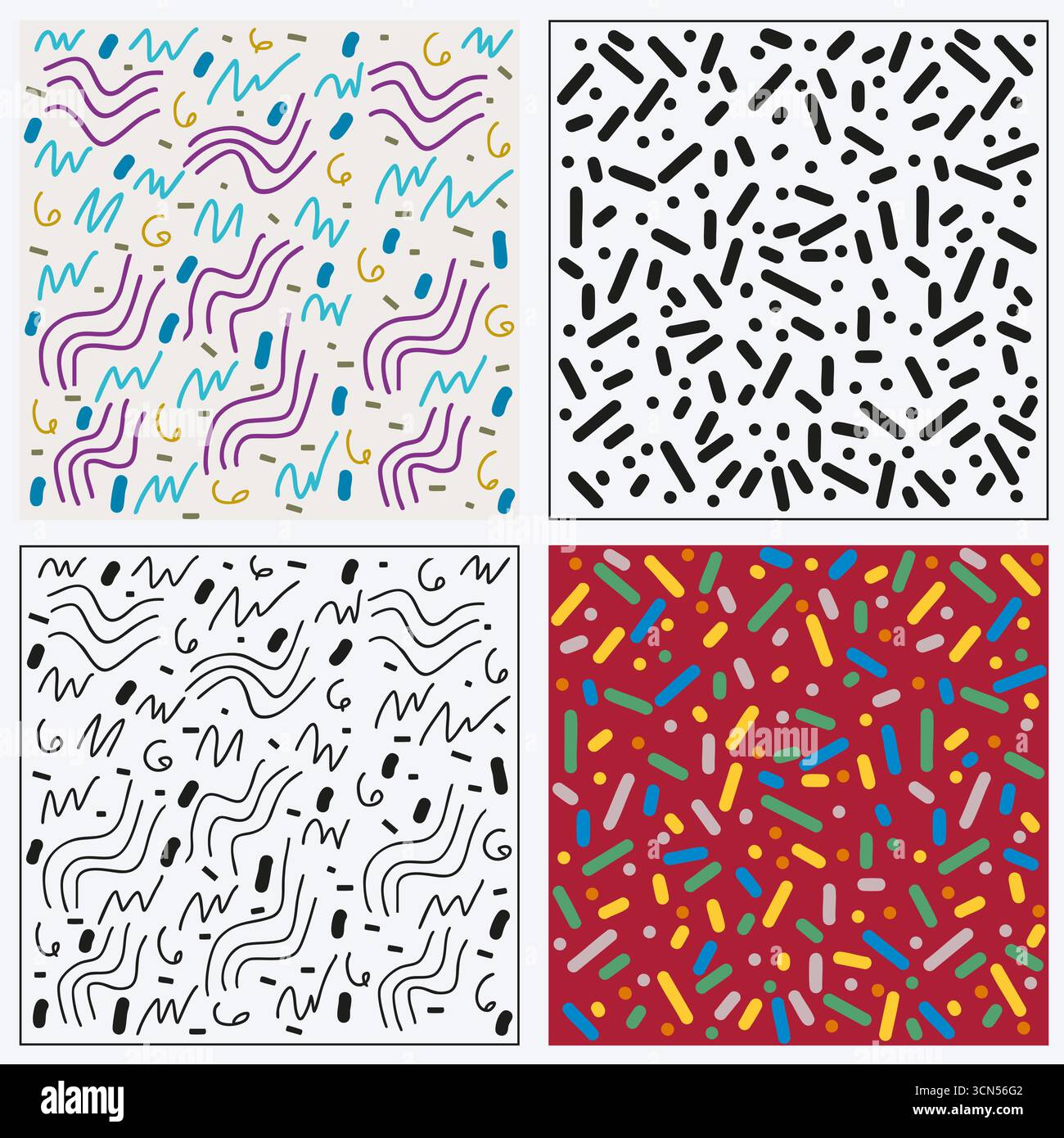 Set four simple geometric Stock Vector Images - Alamy